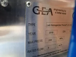 QP - GEA Mechanical Equipment PandaPLUS 2000 Homogenizer