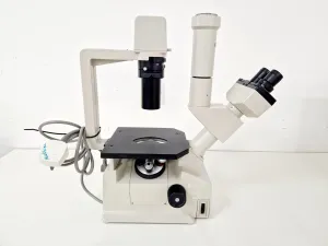 QP - Nikon TMS-F Inverted Microscope w/ 3 x Objectives Ph1/Ph2/Ph3 0.25 ...